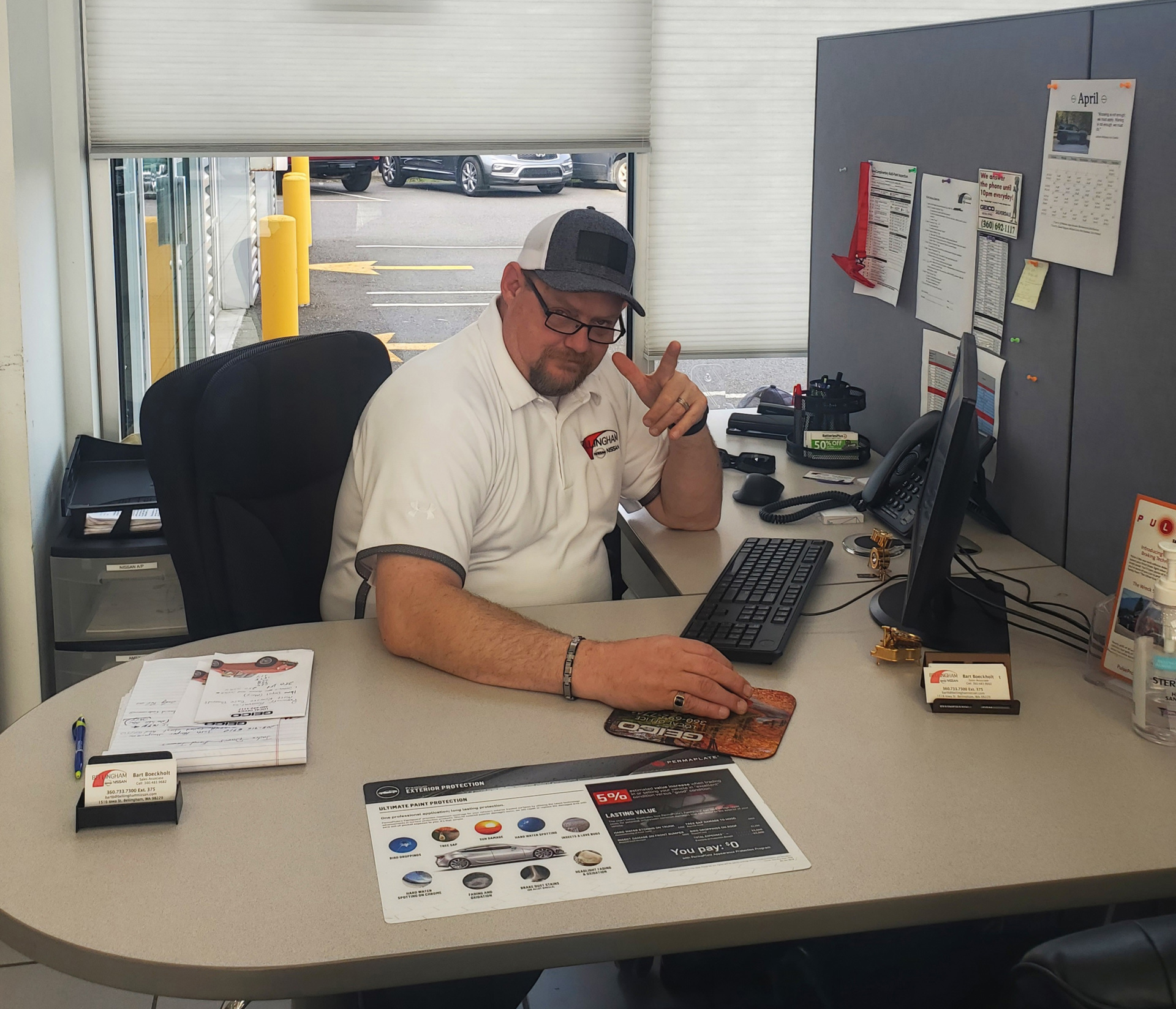 Digital Card Bart Boeckholt Bellingham Nissan
